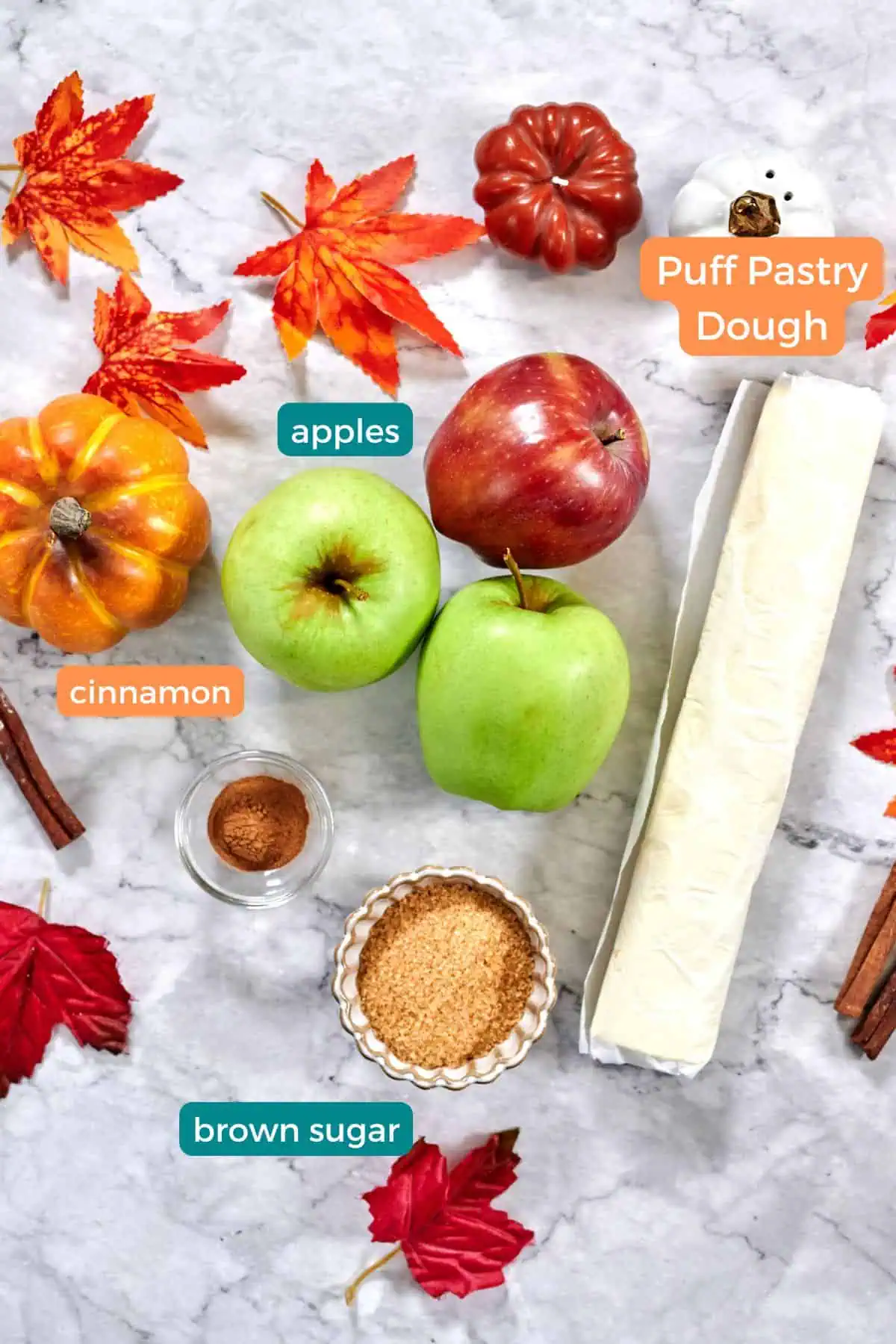 Puff Pastry Apple Rings - TheFoodieBlogger